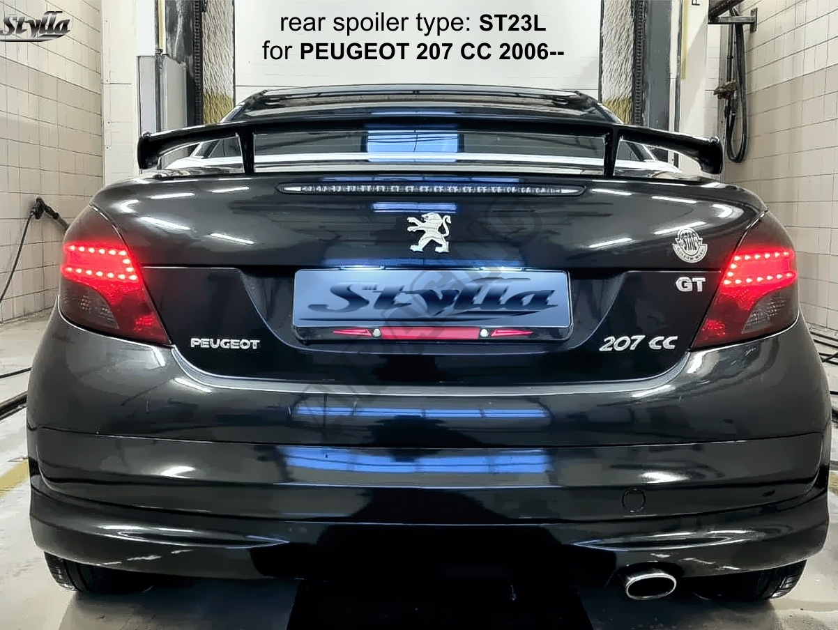 Peugeot 207 CC 06+ zadní spoiler (EU homologace) | SportovniAutodoplnky.cz